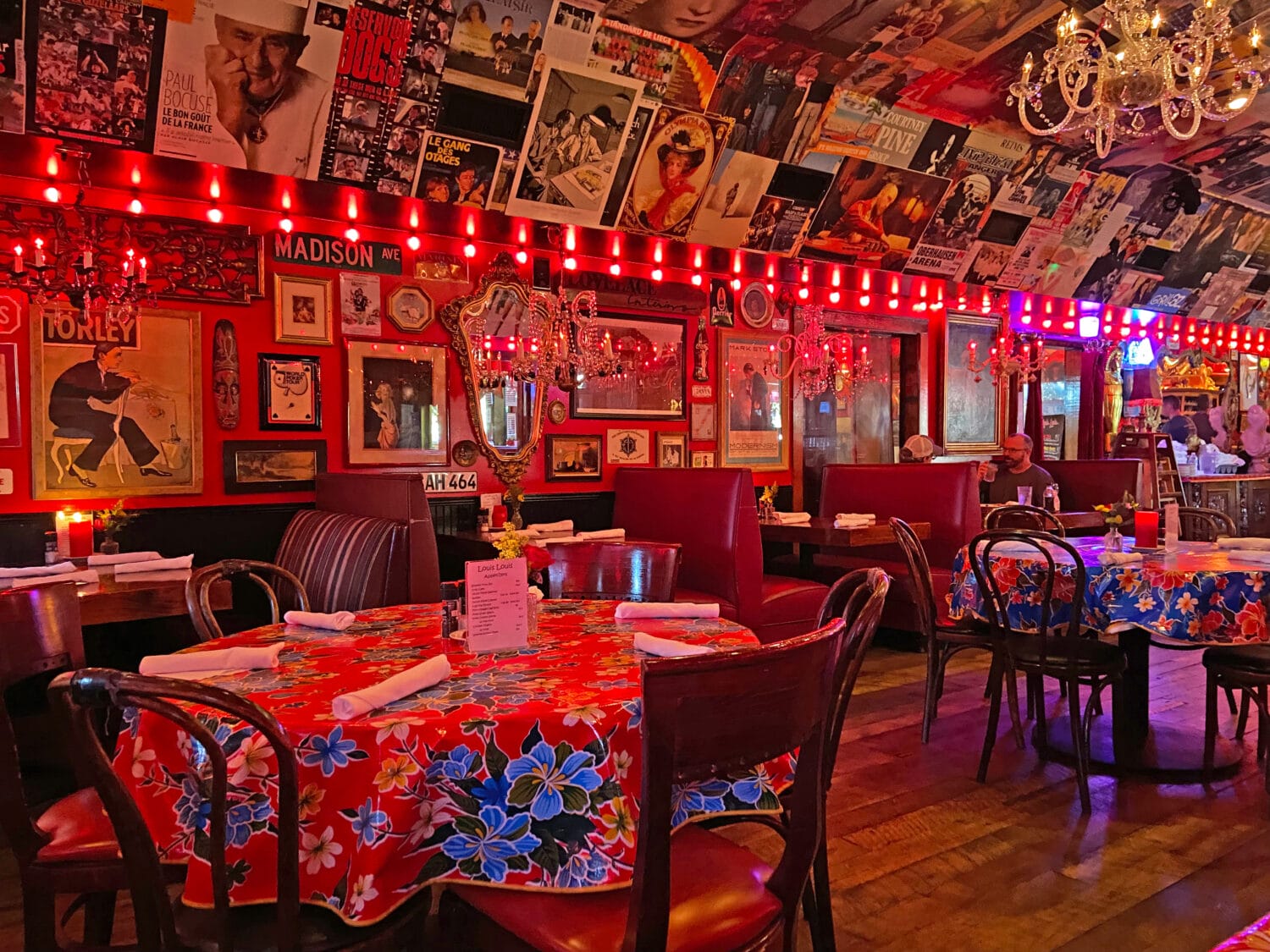 a shot of the cozy interior of the restaurant