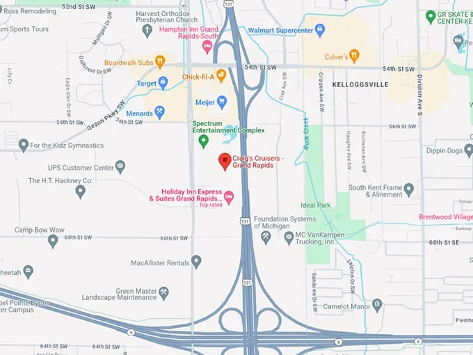Craig’s Cruisers 2 Map