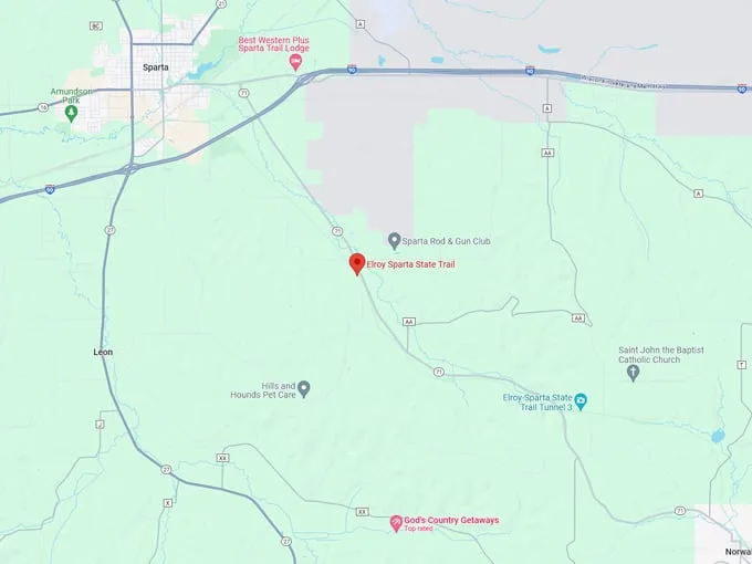 elroy sparta trail 10 map
