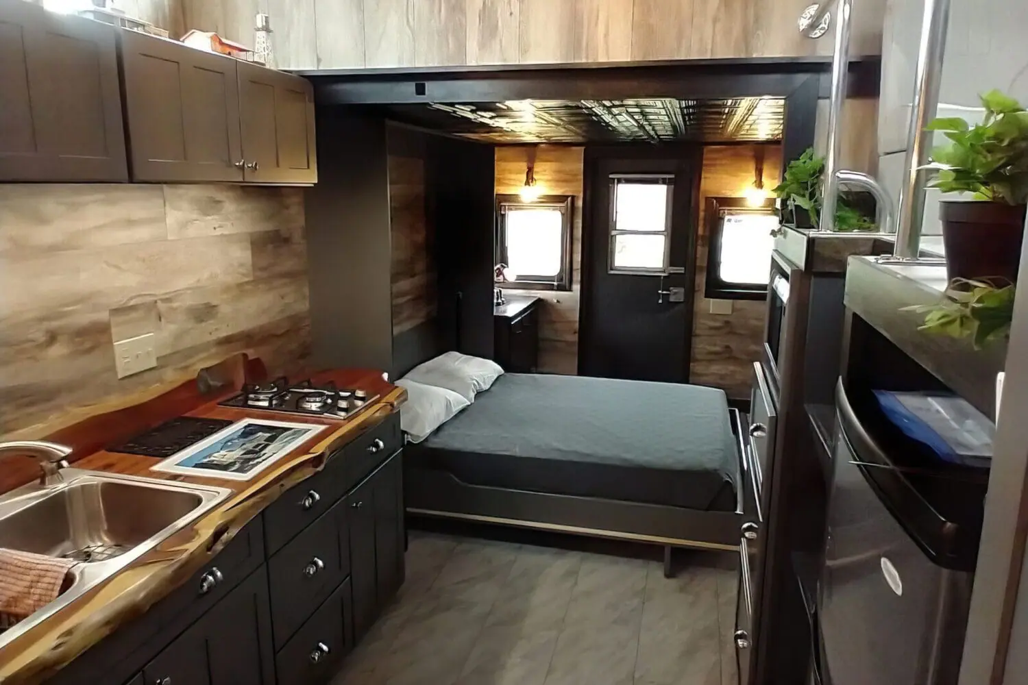 Interior of the caboose