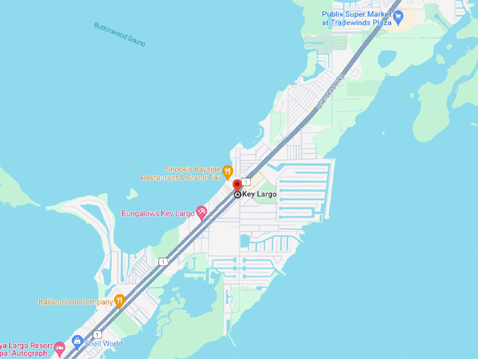 Key Largo 10 Map