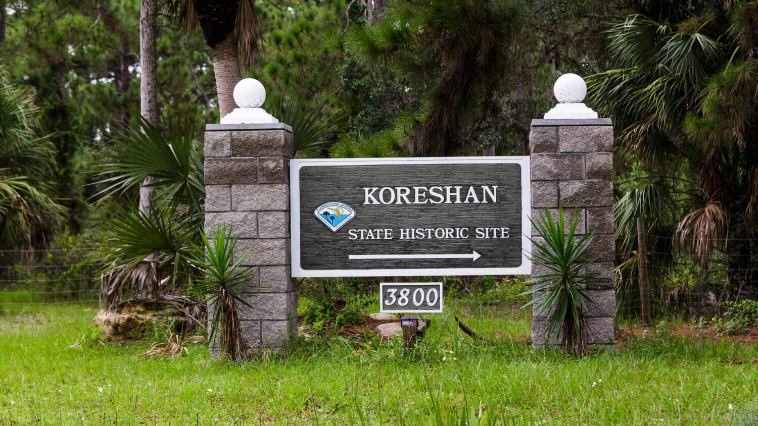 Koreshan State Park marker