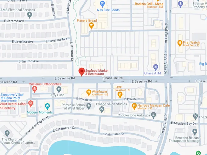 Seafood Market & Restaurant 10 Map