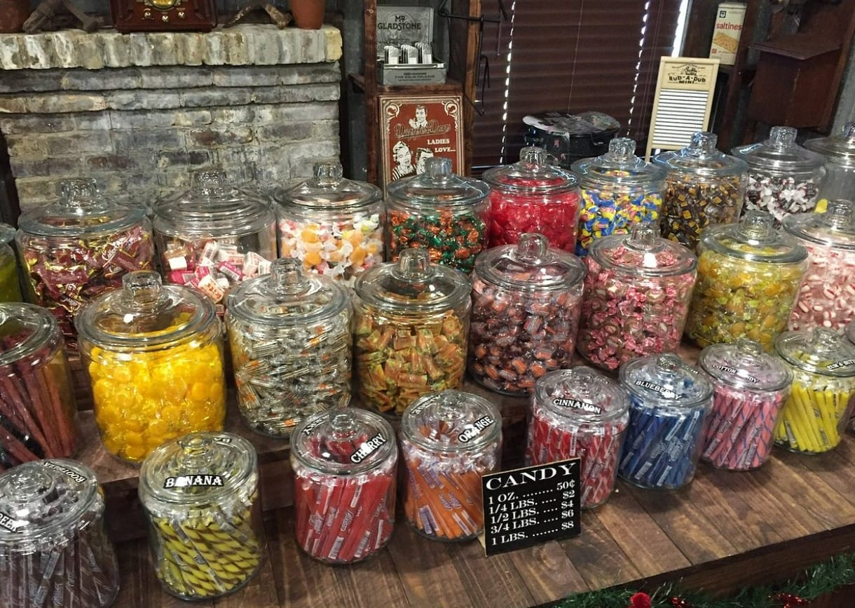 the classic candies sold at the store