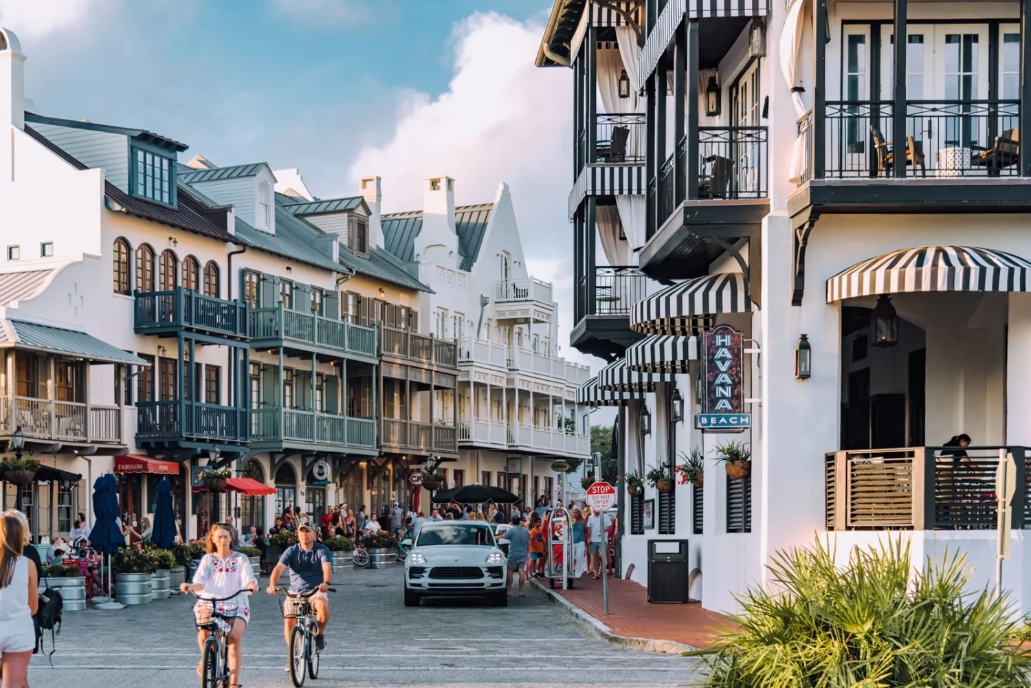 the eclectic mix of boutiques lining the streets of Rosemary Beach