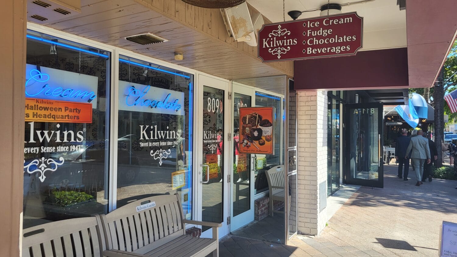 The storefront of Kilwins in Fort Lauderdale