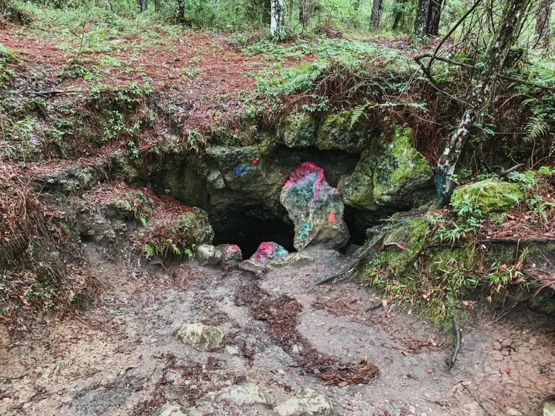 view of dames cave entrance