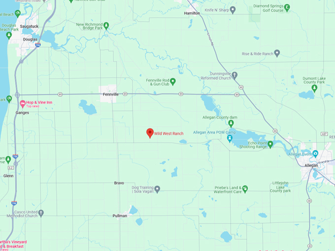 Wild West Ranch 1 Map