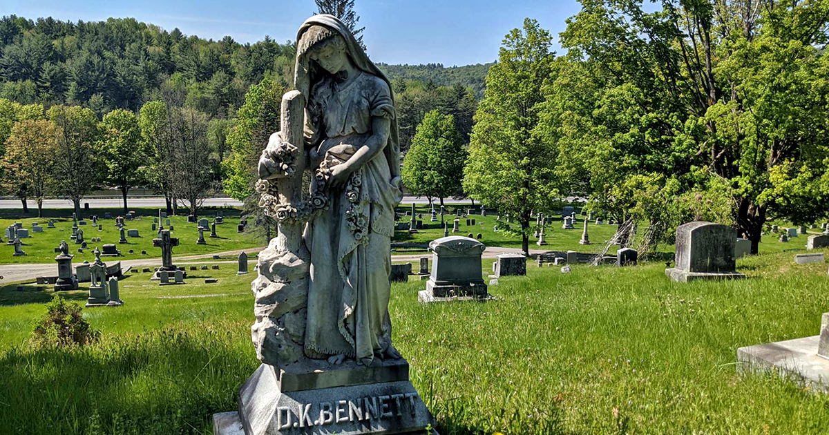 haunted beautiful cemetery vermont ftr