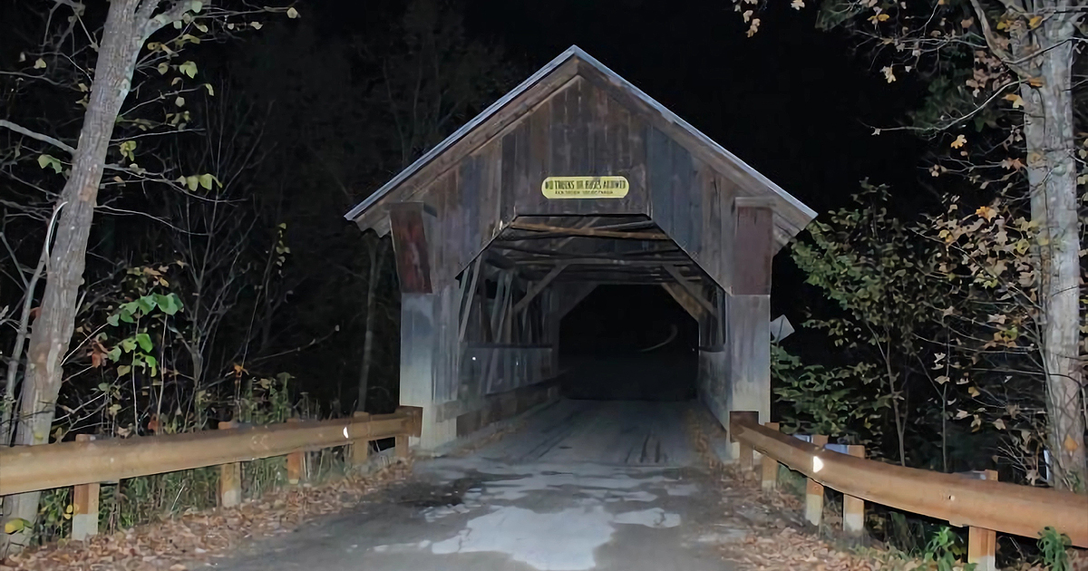 haunted covered bridge vermont ftr