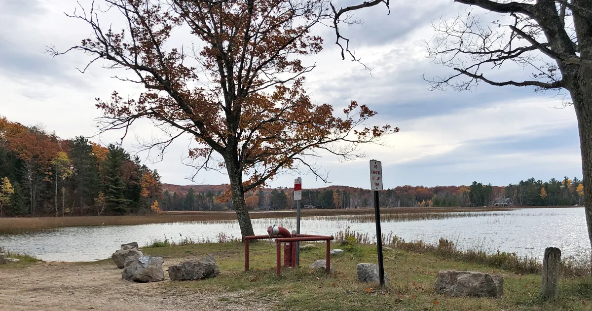 michigan remote peaceful lake ftr