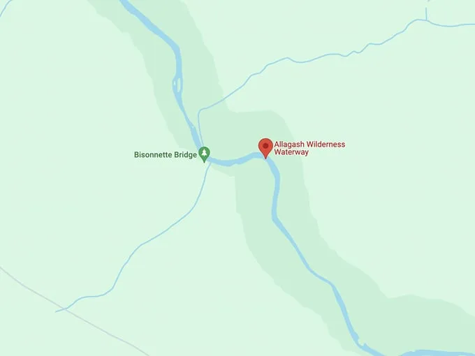 allagash wilderness 10 map