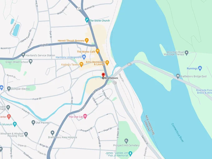 brattleboro 10 map
