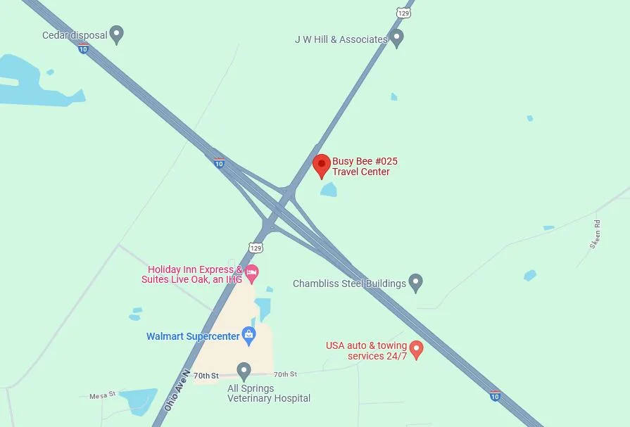 busy bee map