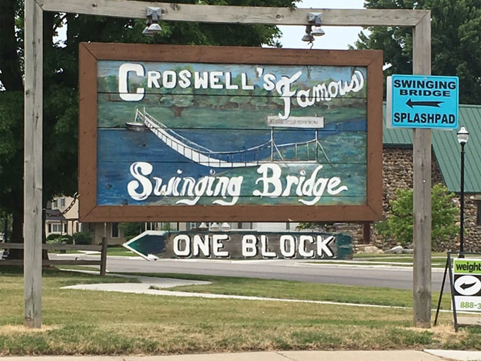 Croswell Swinging Bridge 1