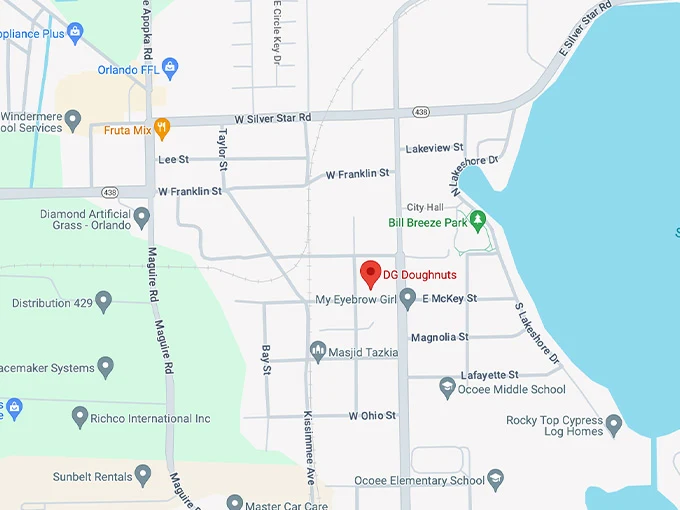 dg doughnuts 11 map