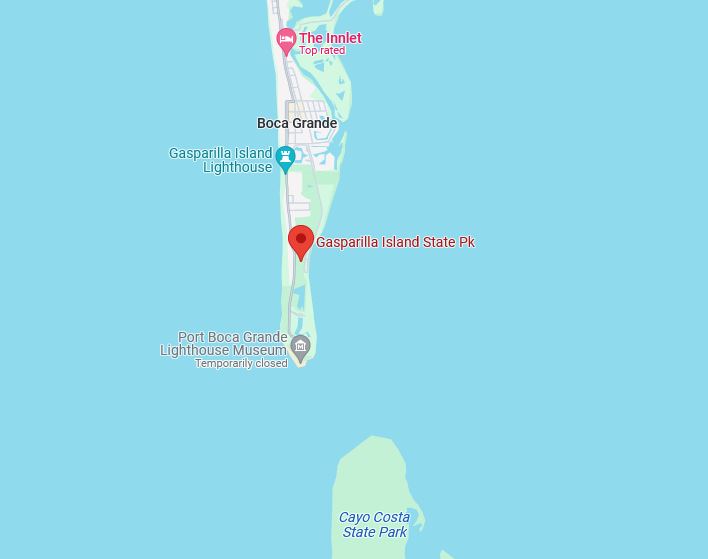 gasparilla island state park map