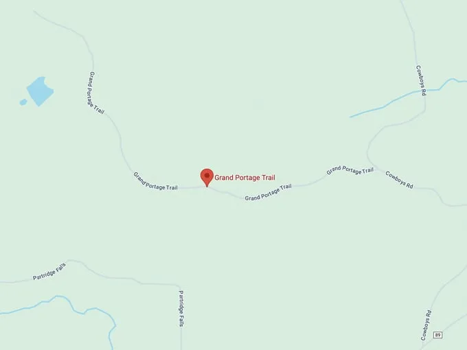 grand portage trail 10 map