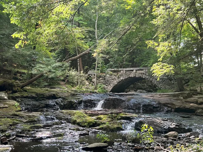 Hallowell's Vaughan Woods Trailhead 7