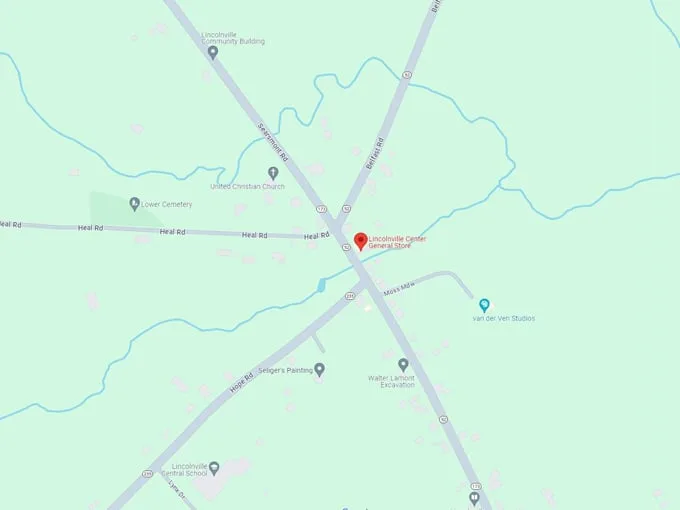 Lincolnville Center General Store 10 Map