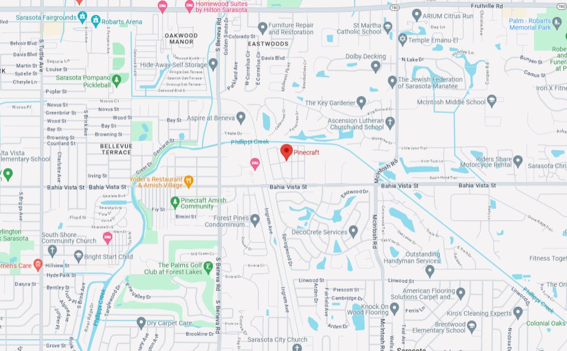 map of pinecraft