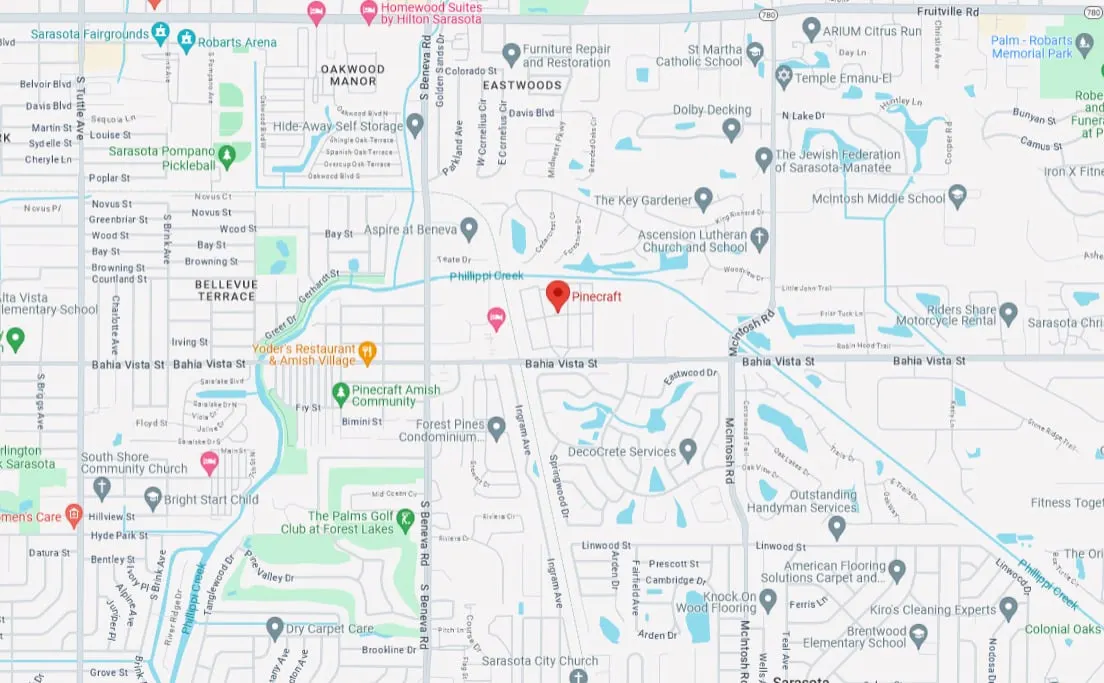 map of pinecraft