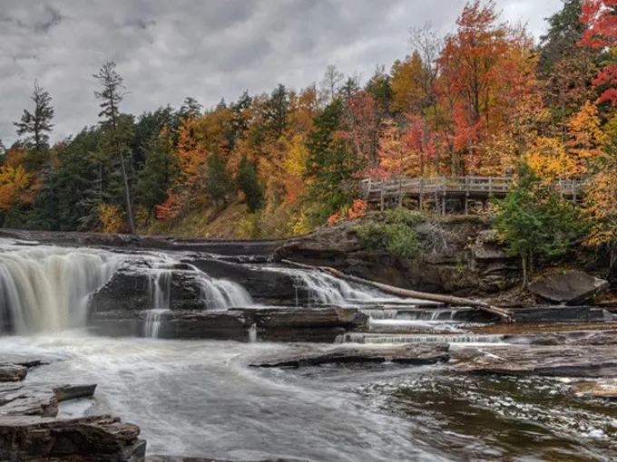 Presque Isle River Waterfalls Loop Trailhead 9