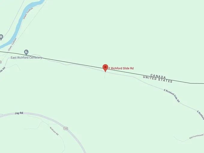 richford slide road 10 map