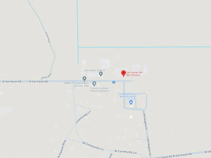 san xavier del bac mission 10 map