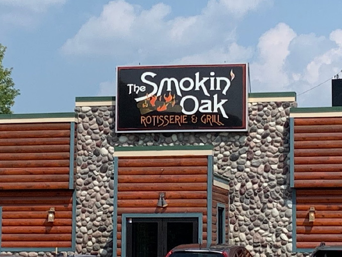the smokin oak rotisserie grill 1