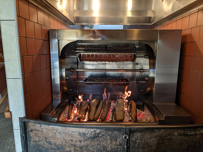 the smokin oak rotisserie grill 4