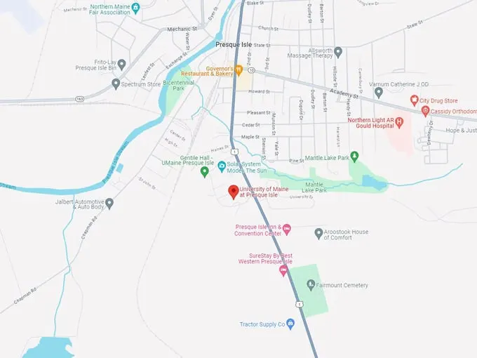 the university of maine 10 map