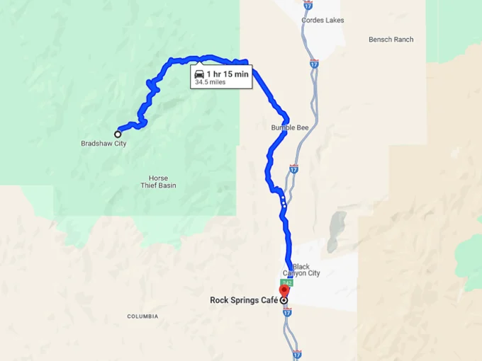 cafes-general-stores-arizona 10 Map