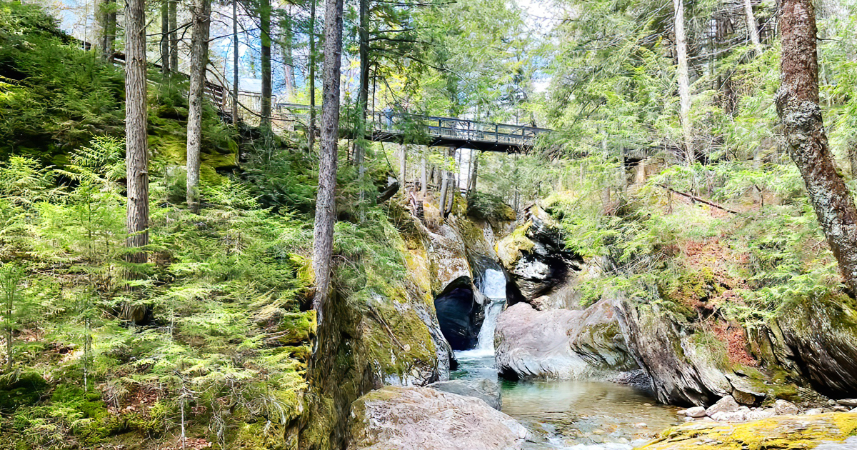 fairytale bridge waterfalls vermont ftr