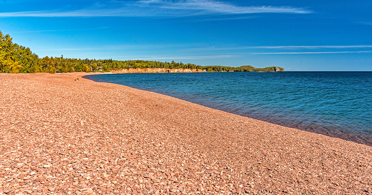 secluded picturesque beach minnesota ftr