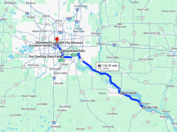 Secret Road Trip Minnesota 10 Map