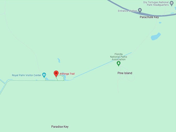 anhinga boardwalk trail 10 map
