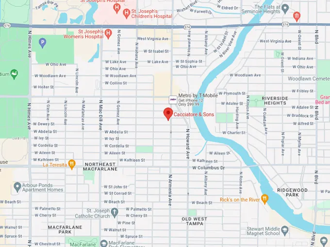 cacciatore sons italian market 10 map
