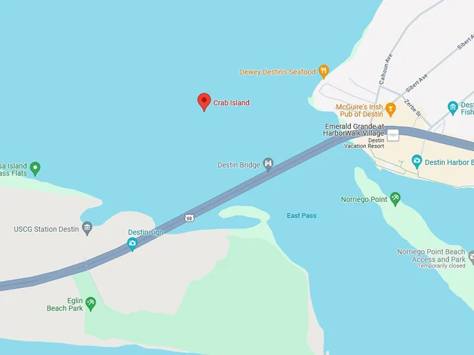 crab island 10 map