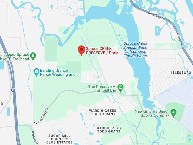 doris leeper spruce creek preserve 10 map