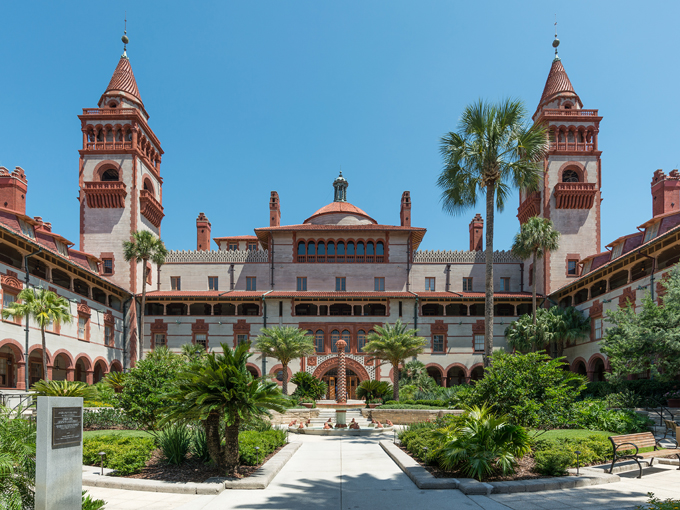 flagler college, ponce de leon hotel, st. augustine fl, south co