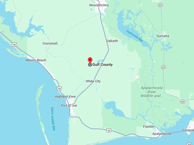 gulf county 10 map