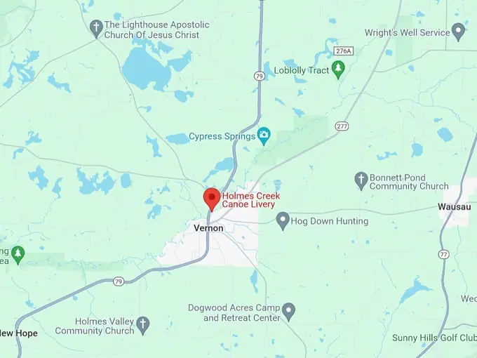 holmes creek 10 map