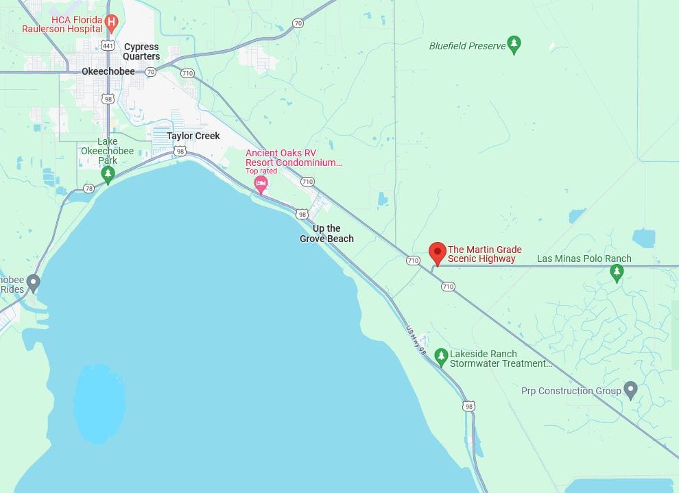 martin grade scenic highway map