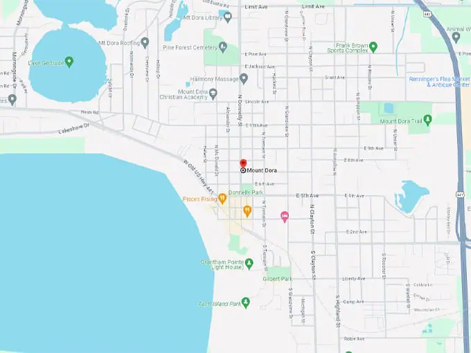 mt. dora map
