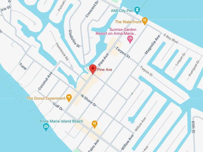 pine avenue 10 map