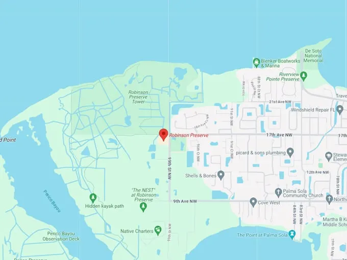 robinson preserve 10 map