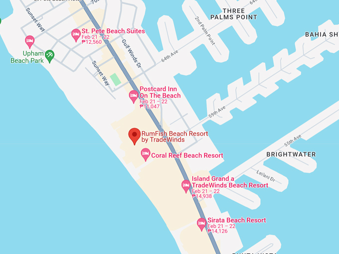 rumfish beach resort 10 map
