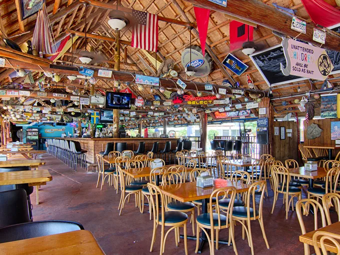 tiki hut @ dolphin key resort cape coral