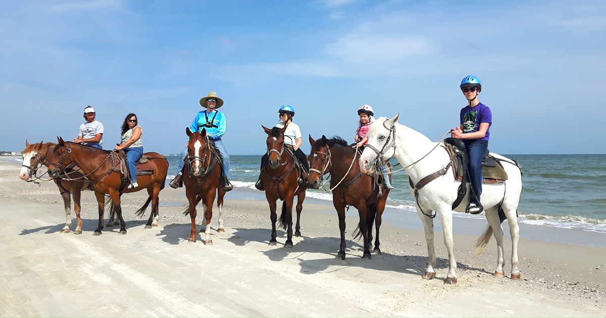 florida beach horseback tour ftr